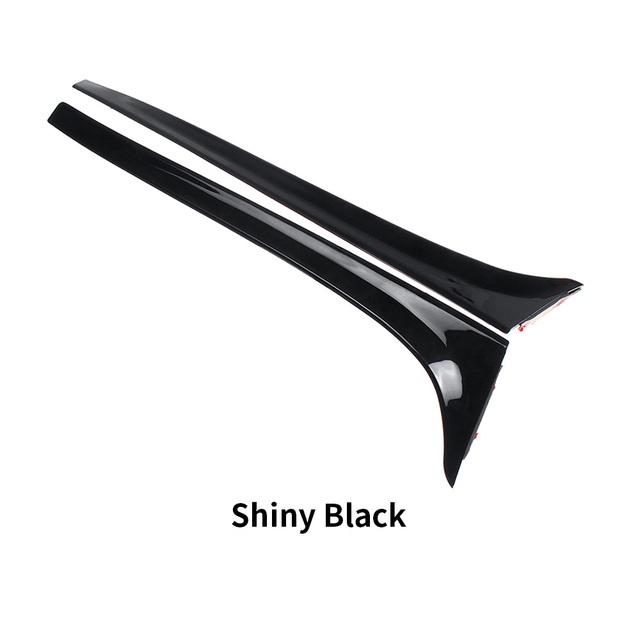 2pcs Abs Car Rear Window Side Spoiler Wing Sticker Trunk Spoiler Side ...