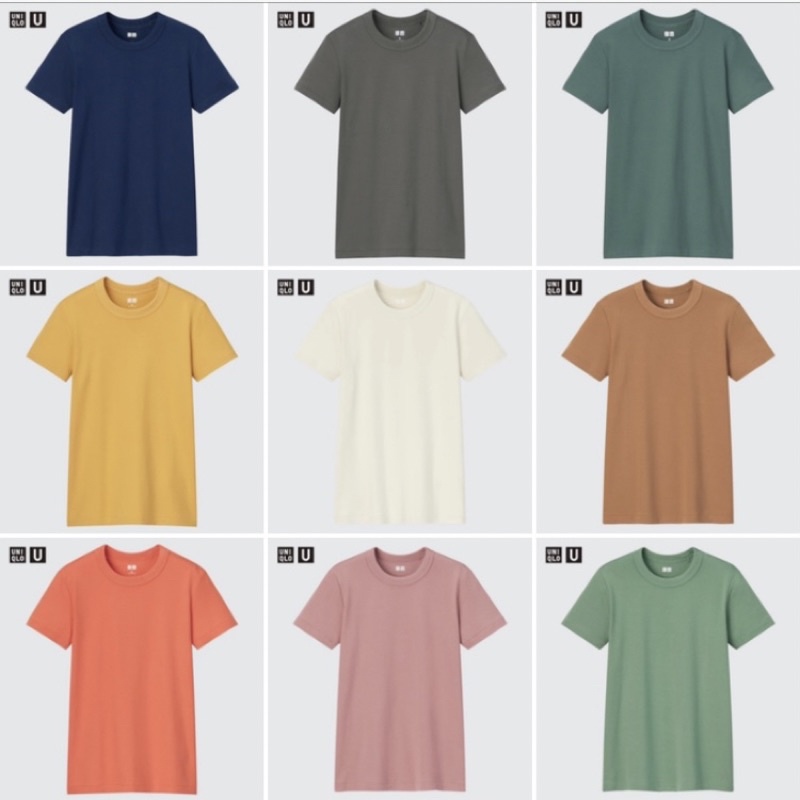 เสื้อยืด Uniqlo ยู นิ โ ค ล่ U Crew Neck W's T Shirt คอกลม แขนสั้น รุ่น ...