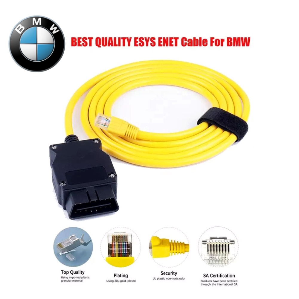 High Quality ENET Cable for BMW F-series ICOM Enet to OBDII Coding ...