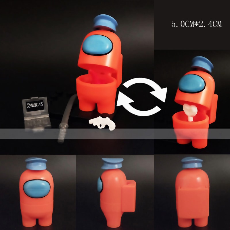 ฟิกเกอร์ Among Us Minifigures Shapeshifter Scientist Engineer Guardian ...