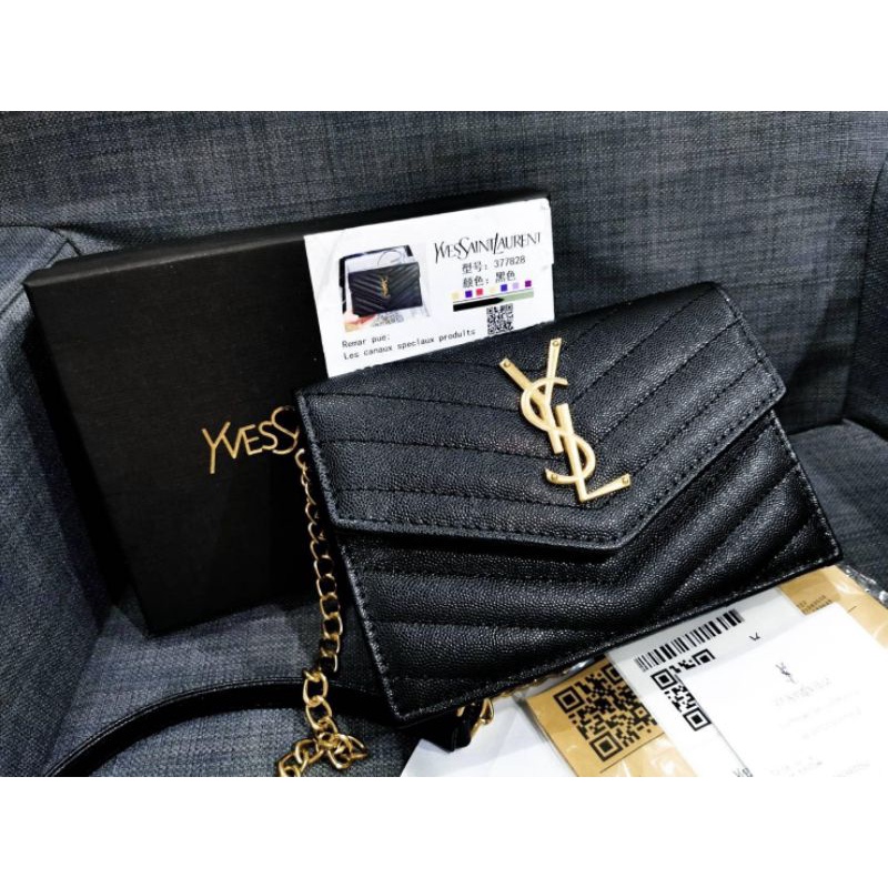 กระเป๋าYSL (ยิปแซง) envelope crossbody bag | Shopee Thailand