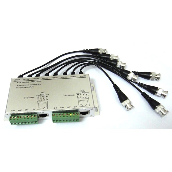 บาลัน กล้องวงจรปิด 8 ช่อง Balun Passive Box 8 Channel รองรับความละเอียด ...