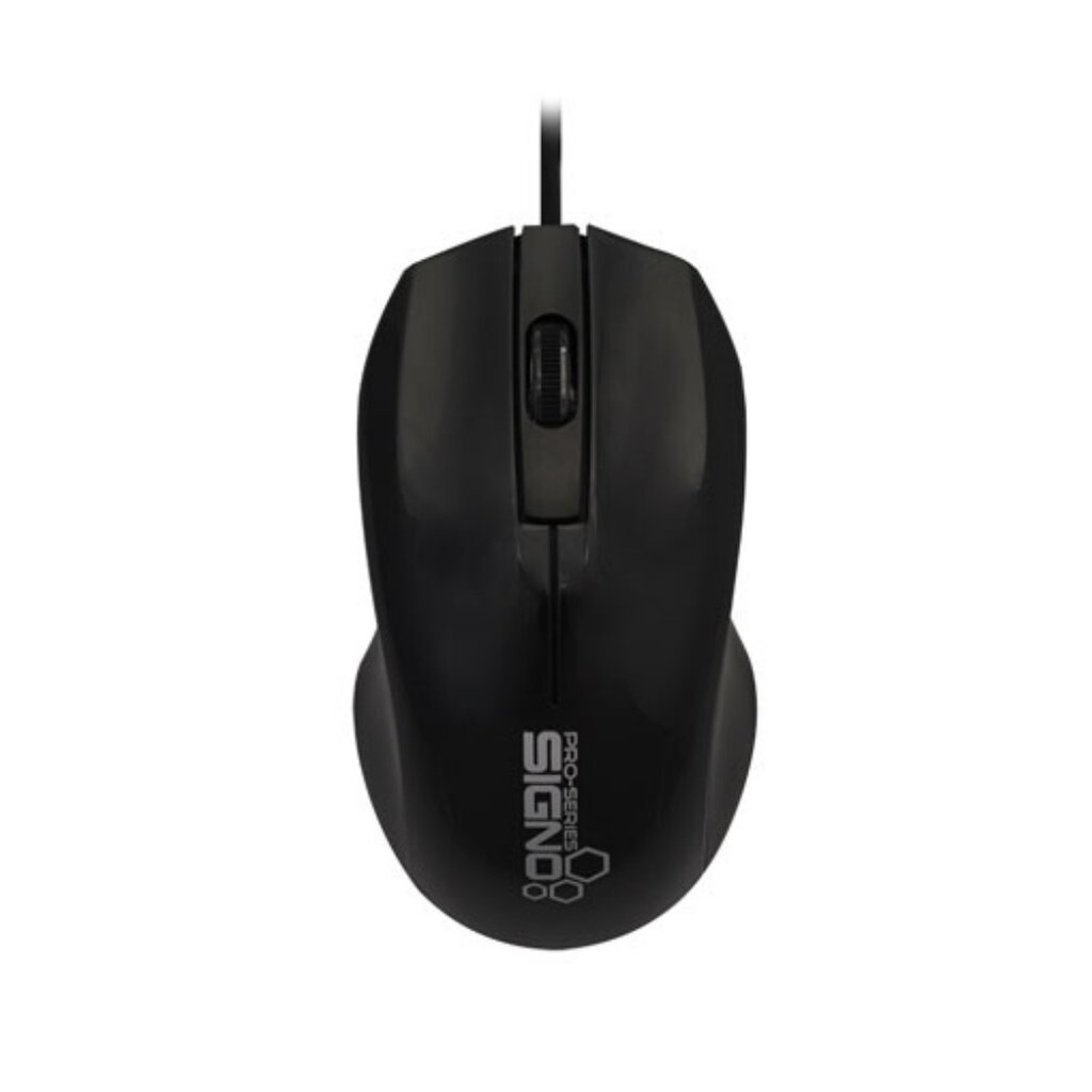 เมาส์ MOUSE SIGNO รุ่น MO-540 (สีดำ) WIRED BESICO OPTICAL MOUSE ประกัน 1 ปี | Shopee Thailand