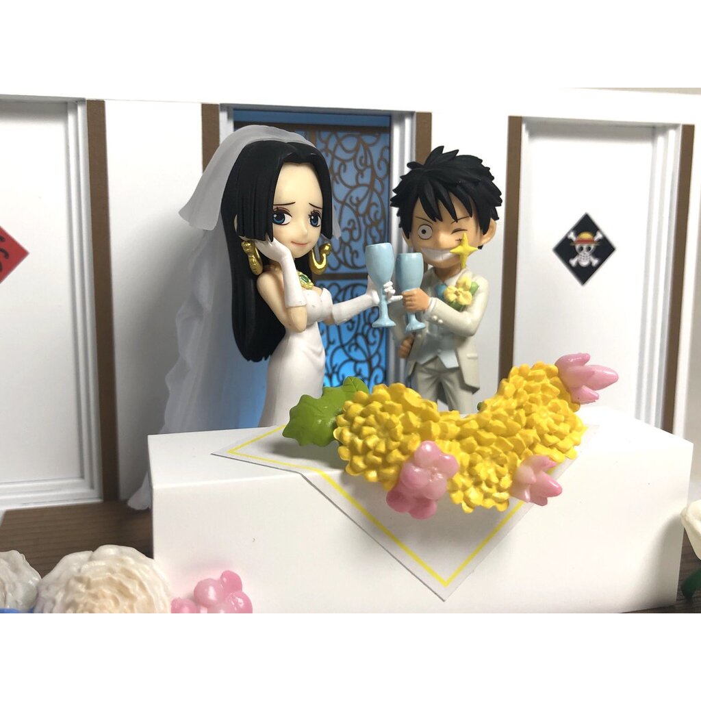 Luffy & Boa Hancock Wedding ของแท้ JP แมวทอง - WCF Banpresto [โมเดลวันพ ...