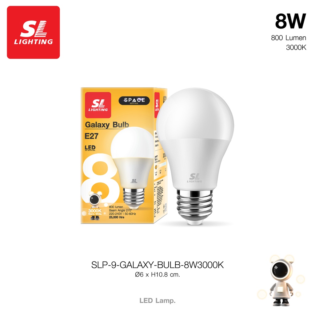 SL LIGHTING | LED GALAXY BULB 9W, 13W, 15W , 18W ขั้วหลอด E27 มีให้ ...