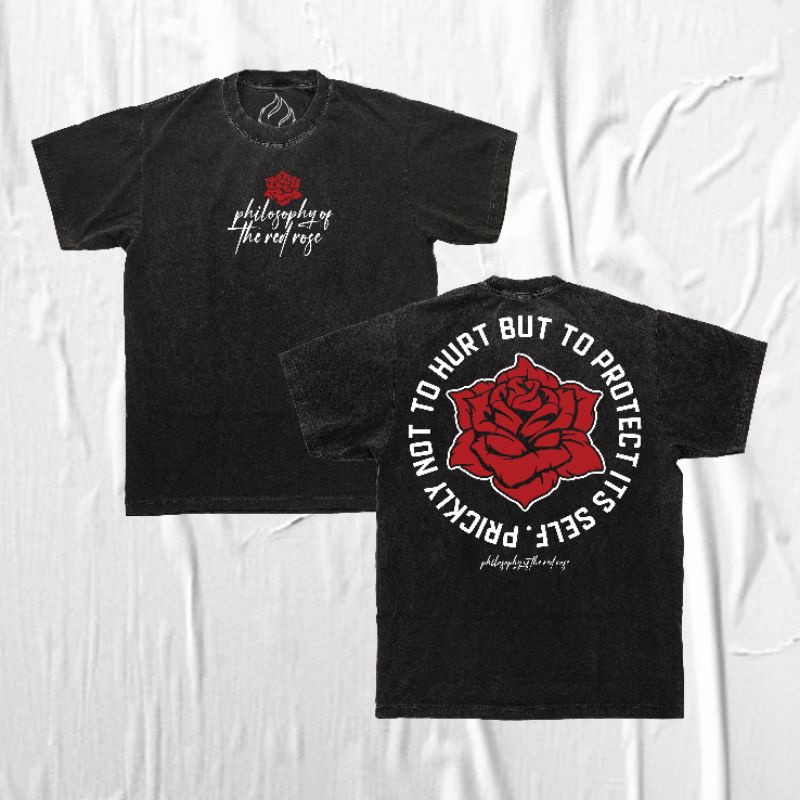 Mawar MERAH ปรัชญาดอกกุหลาบแดง - เสื้อยืด IKS.PI Kera Sakti | Shopee ...