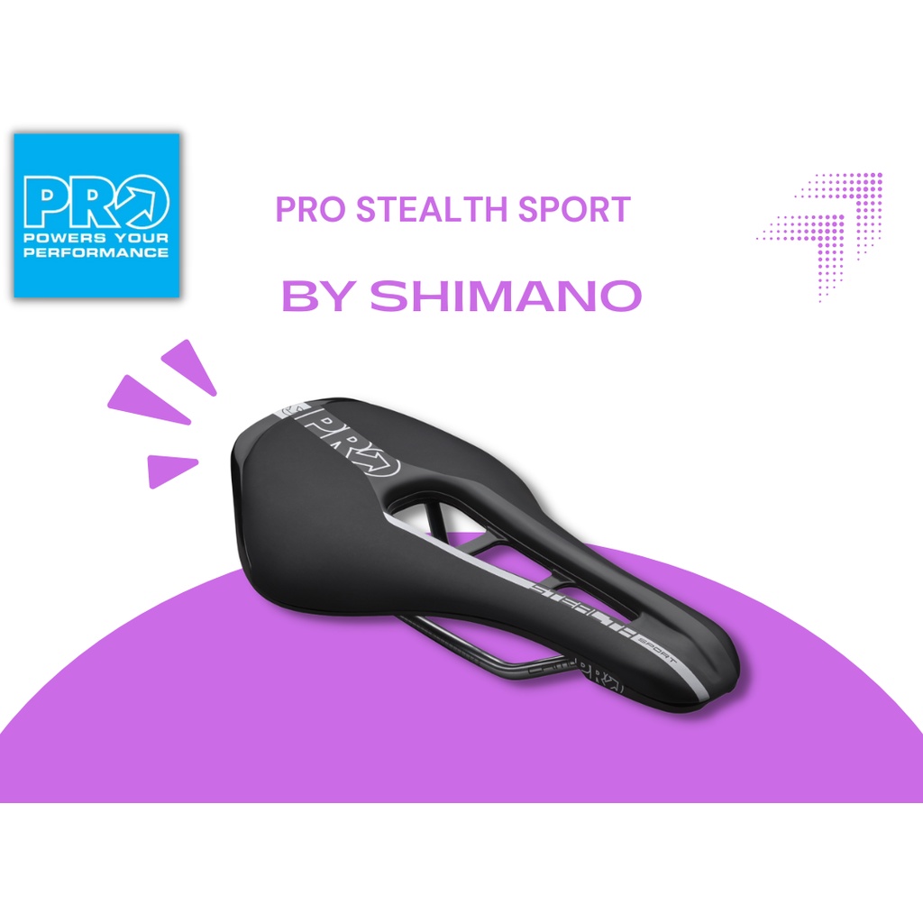 เบาะ PRO Stealth Sport by shimano | Shopee Thailand