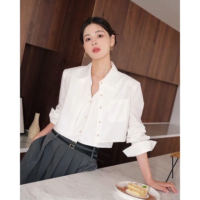 Mogwany พรี Irene 2 Layer Top 2สี ขาว,น้ำตาล | Shopee Thailand