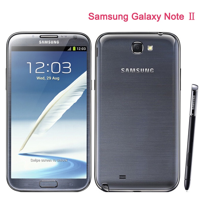 สมาร์ทโฟน Samsung Galaxy Note 2 II N7105 8MP กล้อง Quad-Core 5.5 นิ้ว Touch Lte Note2 ปลดล็อก ...