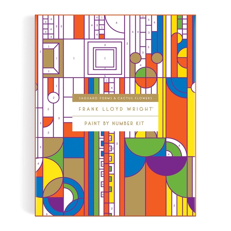 Frank Lloyd Wright Saguaro Cactus and Forms Paint By Number Kit ...