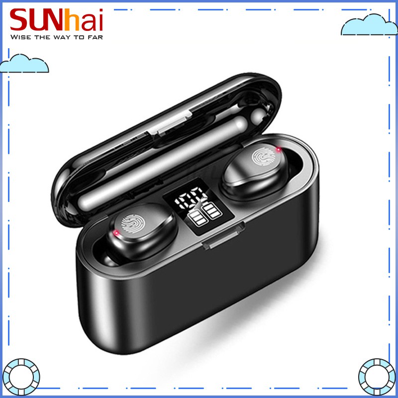 【24 hours delivery】F9 wireless headset Bluetooth 5.1 headset TWS HIFI ...