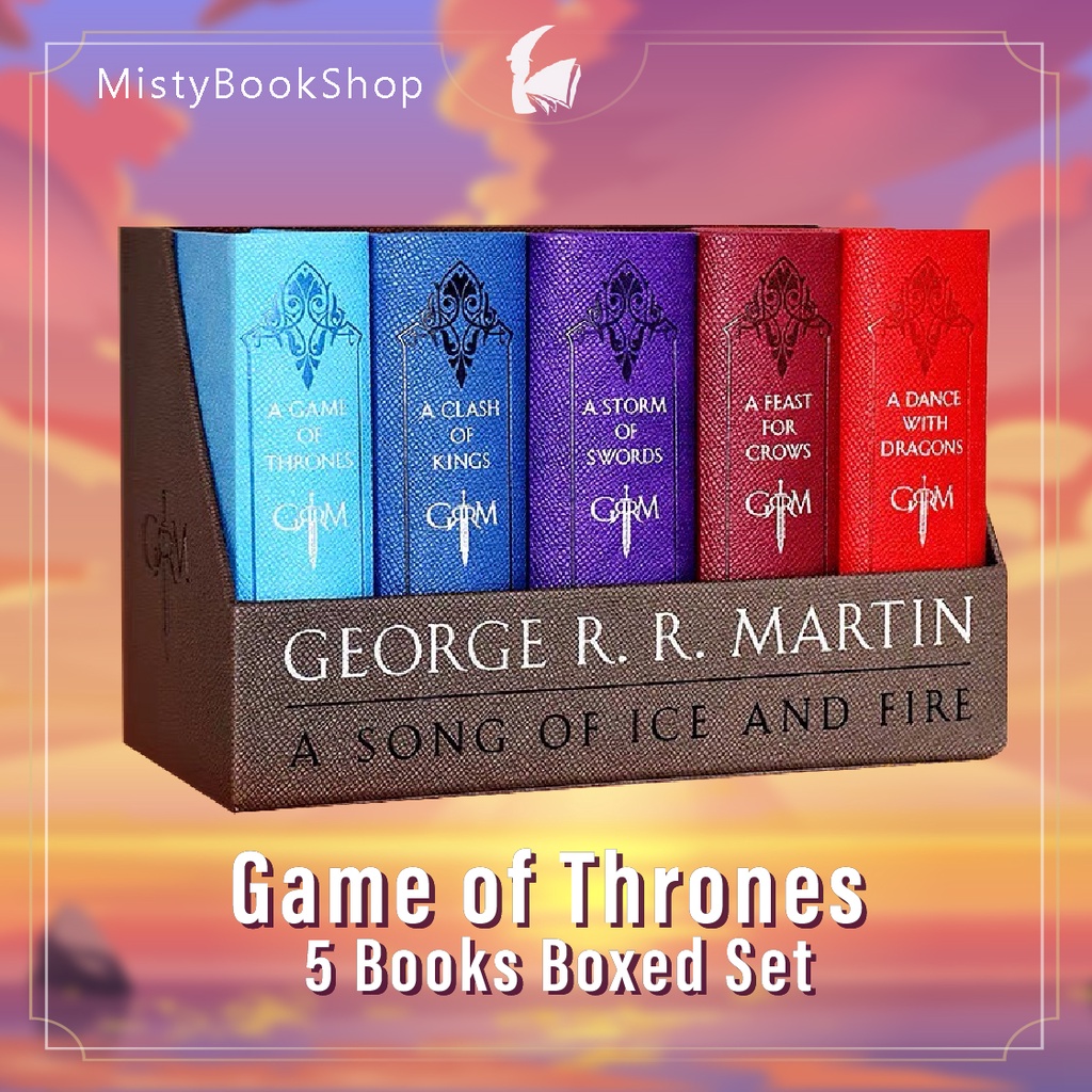 [พร้อมส่ง] Game of Thrones box set 5 เล่ม (George RR Martin Song of Ice ...