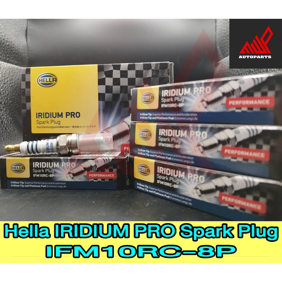 หัวเทียน Hella IRIDIUM PRO Spark Plug (IFM10RC-8P) | Shopee Thailand