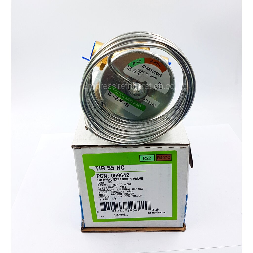EMERSON Themal Expansion Valve TIR 55 HC น้ำยา R22&R407c | Shopee Thailand