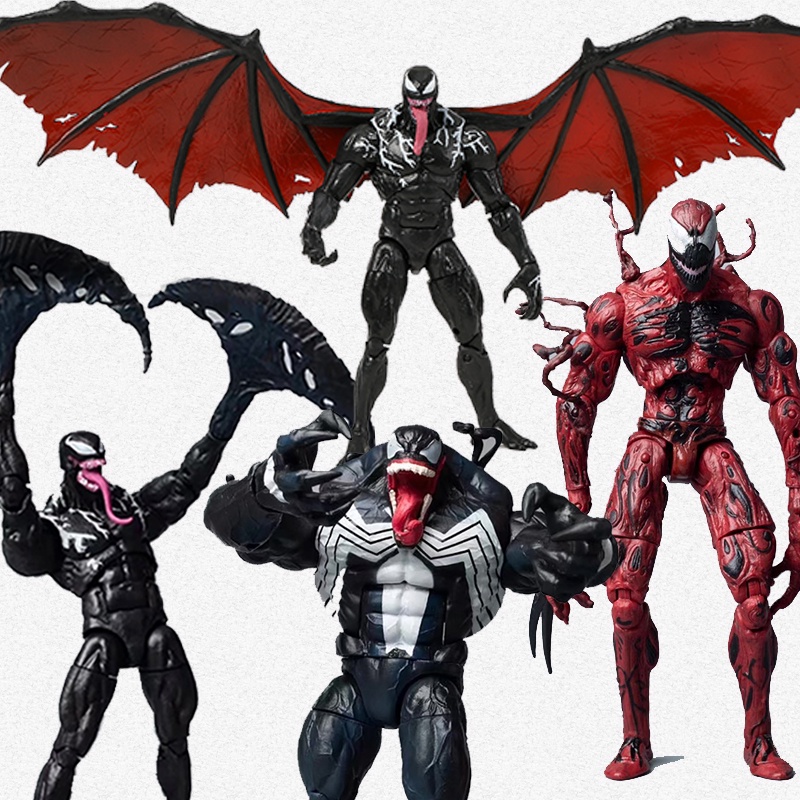 Marvel Legends Venom Carnage Figure Cletus Kasady Mafex 088 Venom With ...