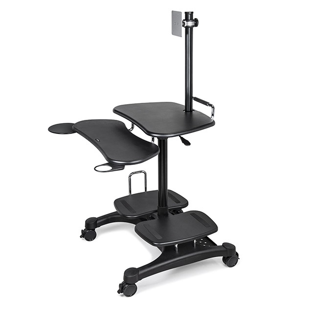 AIDATA ชุดโต๊ะคอมพิวเตอร์ มีล้อเคลื่อนที่ได้ แบบแขวนจอ รหัสรุ่น PD-2102 ...