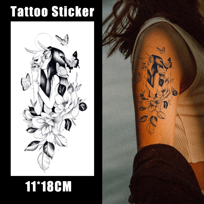 【SUN】Magic Tattoo Sticker Waterproof Long Lasting Temporary Tattoos for ...