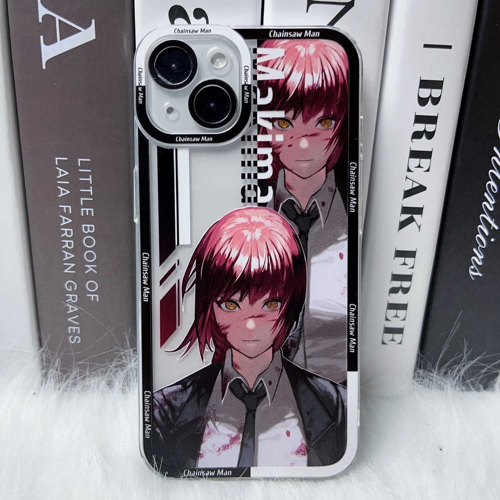 Chainsaw Man Phone case Power new Denji anime Mitaka Asa Transparent ...