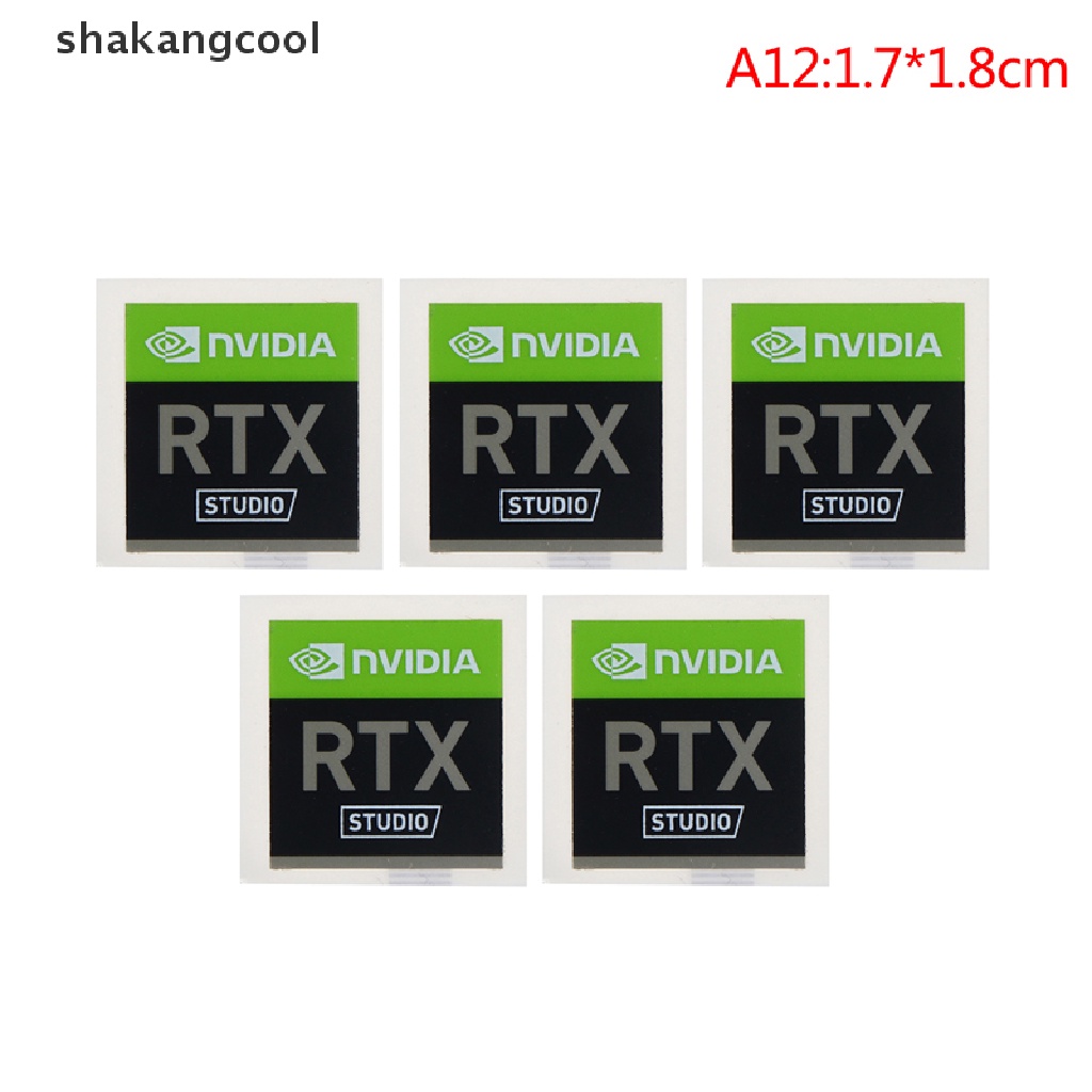 shakangcool 5PCS New NVIDIA GTX GEFORCE Laptop Desktop Label Decorative ...