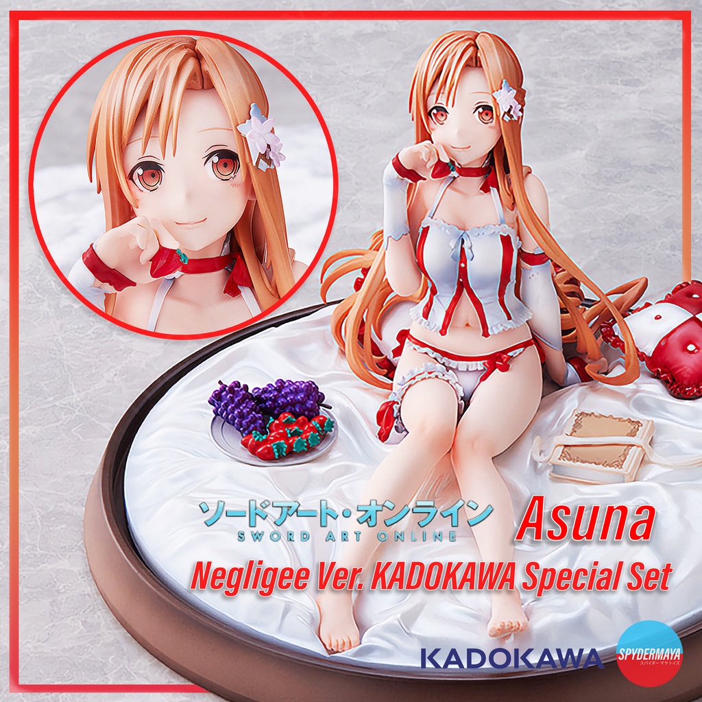 [พร้อมส่ง] ฟิกเกอร์ Asuna: Negligee Ver. KADOKAWA Special Set มีผ้าแขวน - Sword Art Online ...