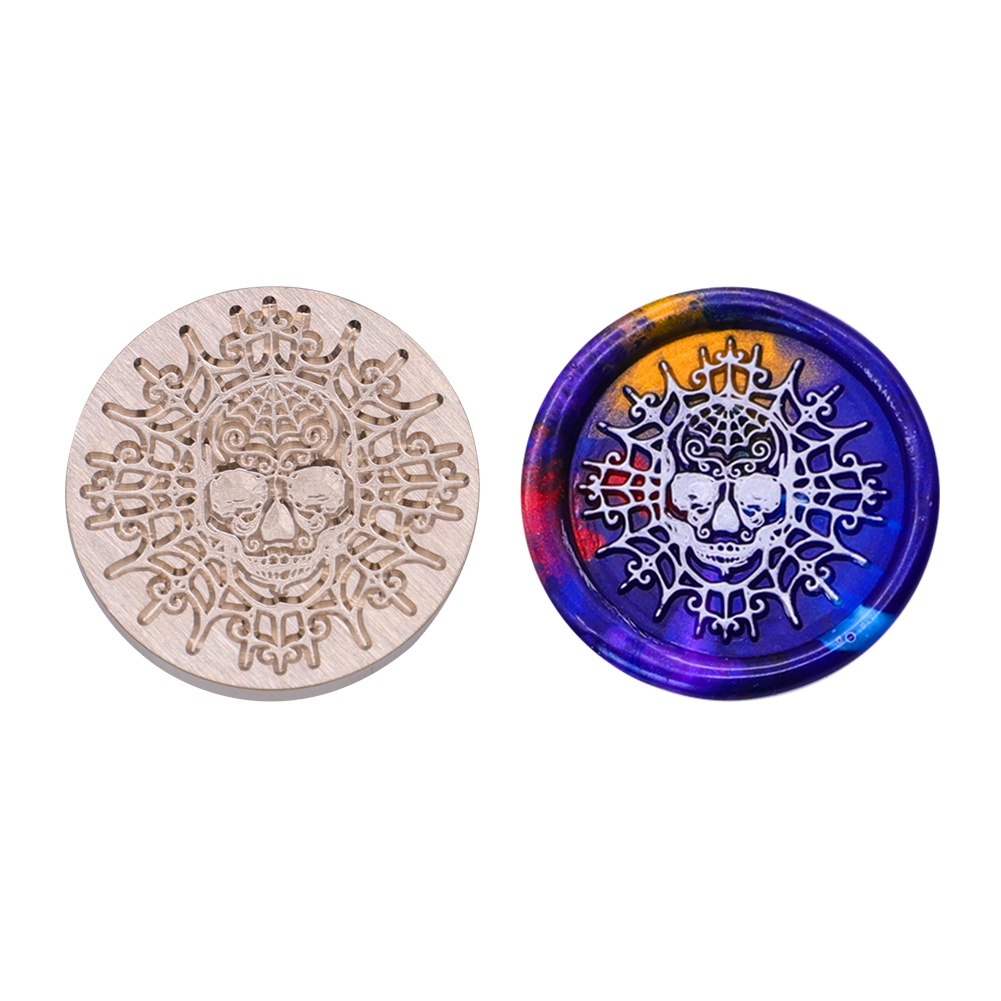 Highbest หัวซีลซองจดหมาย ทรงกลม ลายฮาโลวีน สําหรับตกแต่งสมุดภาพ DIY ...