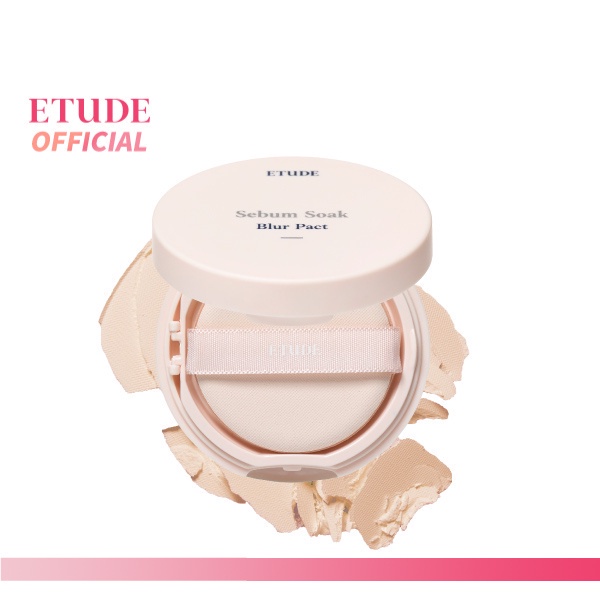 ETUDE Sebum Soak Blur Pact อีทูดี้ เซบัม โซก เบลอ แพค (แป้งฝุ่นโปร่งแสง ...