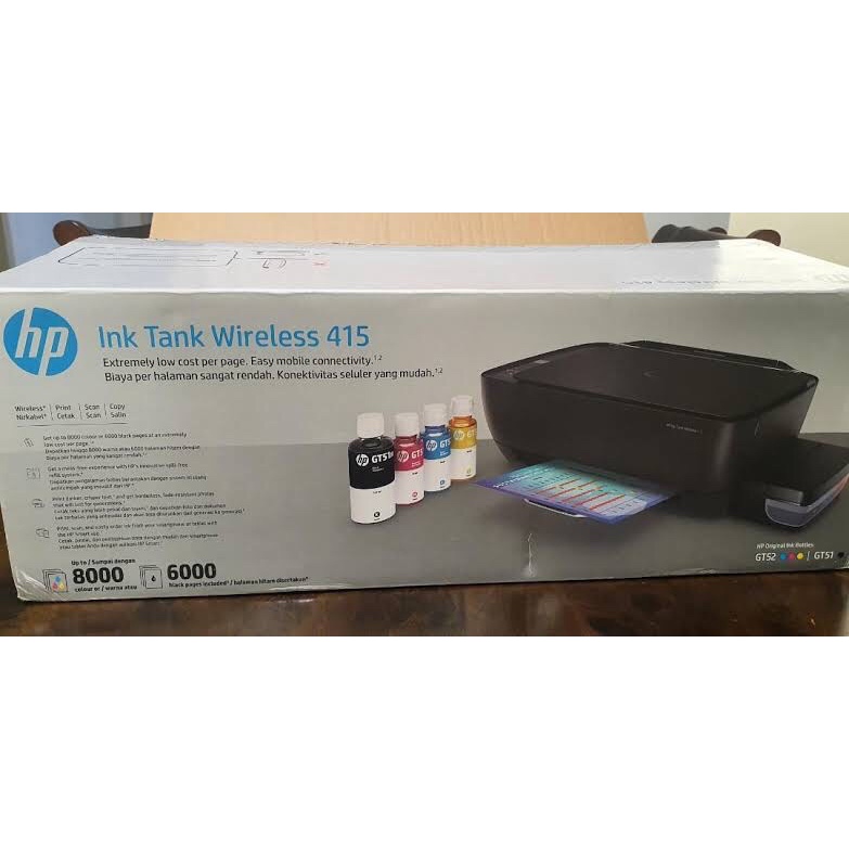 (ใหม่แท้ศูนย์ไทยพร้อมส่ง)HP DeskJet Ink 415 + INK TANK | Shopee Thailand