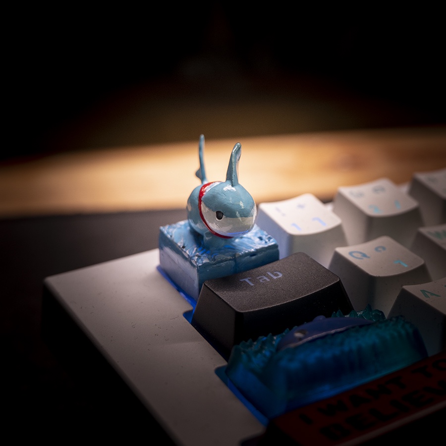 ส่งฟรี Artisan keycap The Shark | Shopee Thailand