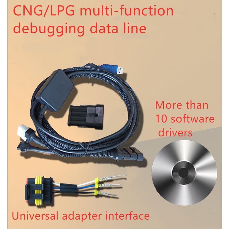 LPG/CNG Interface Cable for AC AEB ECU CNG/LPG Multi-function Debugging ...