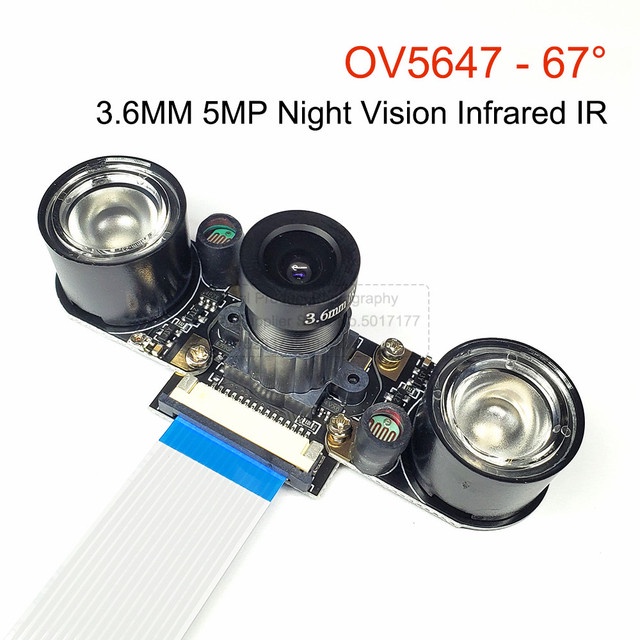 Ov5647 โมดูลกล้อง ปรับโฟกัสได้ สําหรับ Raspberry Pi 3B 4B 67 72 120 130 ...