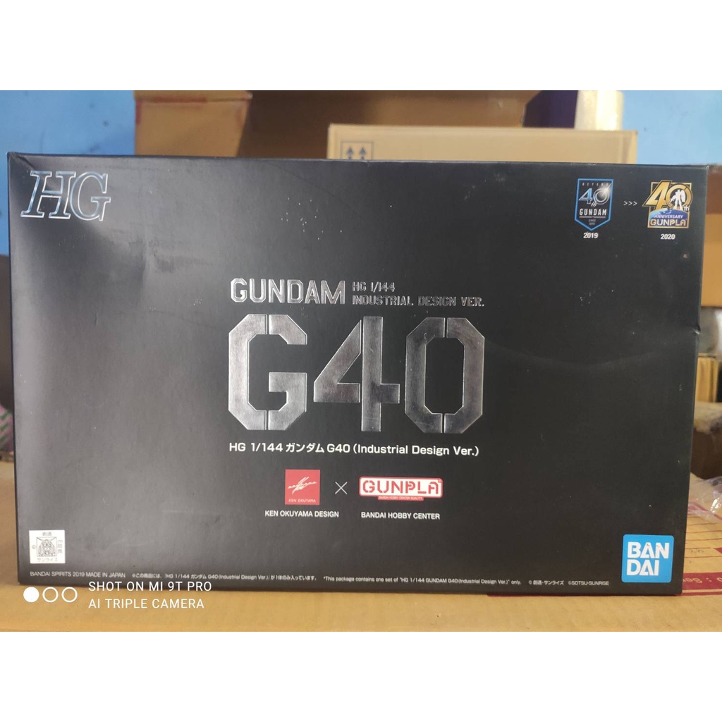 HG 1/144 RX-78-2 Gundam G40 (Industrial Design Ver.) | Shopee Thailand