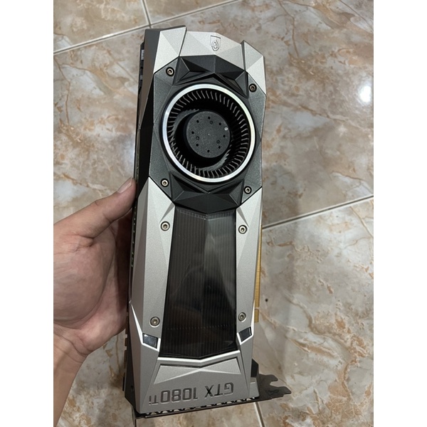 การ์ดจอ VGA GTX 1080TI 11G FE Founders Edition ไม่มีกล่อง พัดลมเงียบไม่แกว่ง ไฟติดครบ ใช้ได้ครบ ...