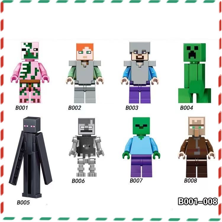 โมเดลตัวต่อ รูป Minecraft Series ขนาดเล็ก ของเล่นสําหรับเด็ก | Shopee ...