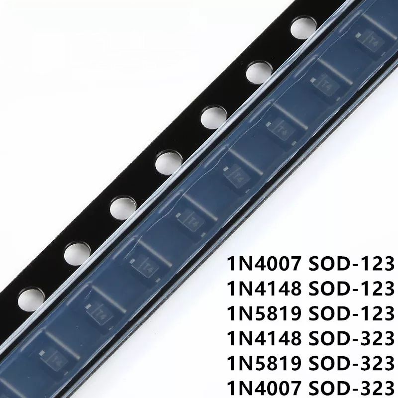 50 ชิ้น SMD Diode 0805 SOD-123 1N4007 1N4148 1N5819 ,1206 SOD-323 1N4007WS 1N4148WS 1N5819WS ...