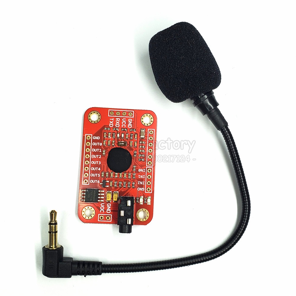 1set Voice Recognition Module for Arduino Support 80 Kinds of Voice Sound Board V3 Speed ...
