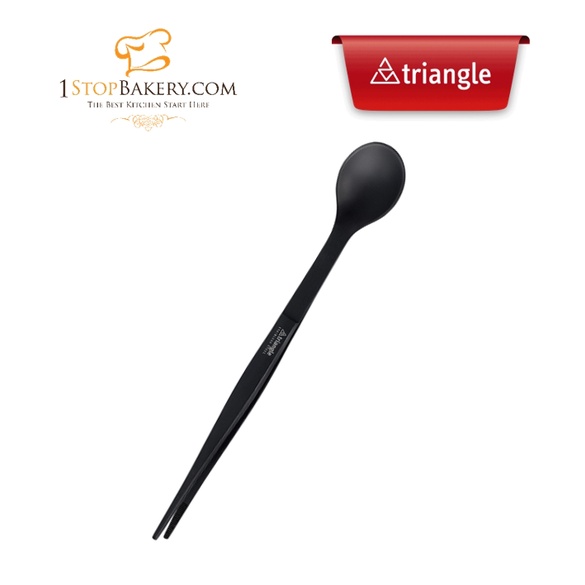 Triangle Chef tasting spoon & tweezers, carded / ที่คีบอาหารพร้อมช้อนตก ...
