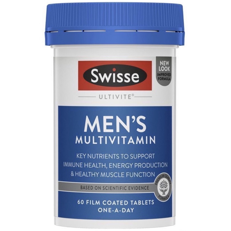 Swisse Mens Multivitamin 60 Tablets NEW | Shopee Thailand