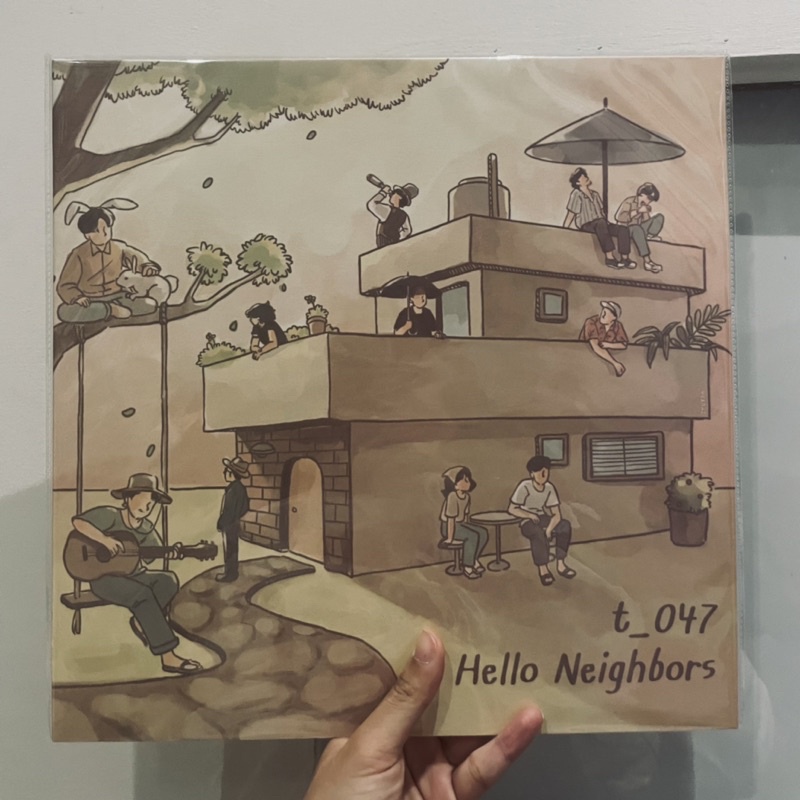 Vinyl T_047 - Hello Neighbours | Shopee Thailand
