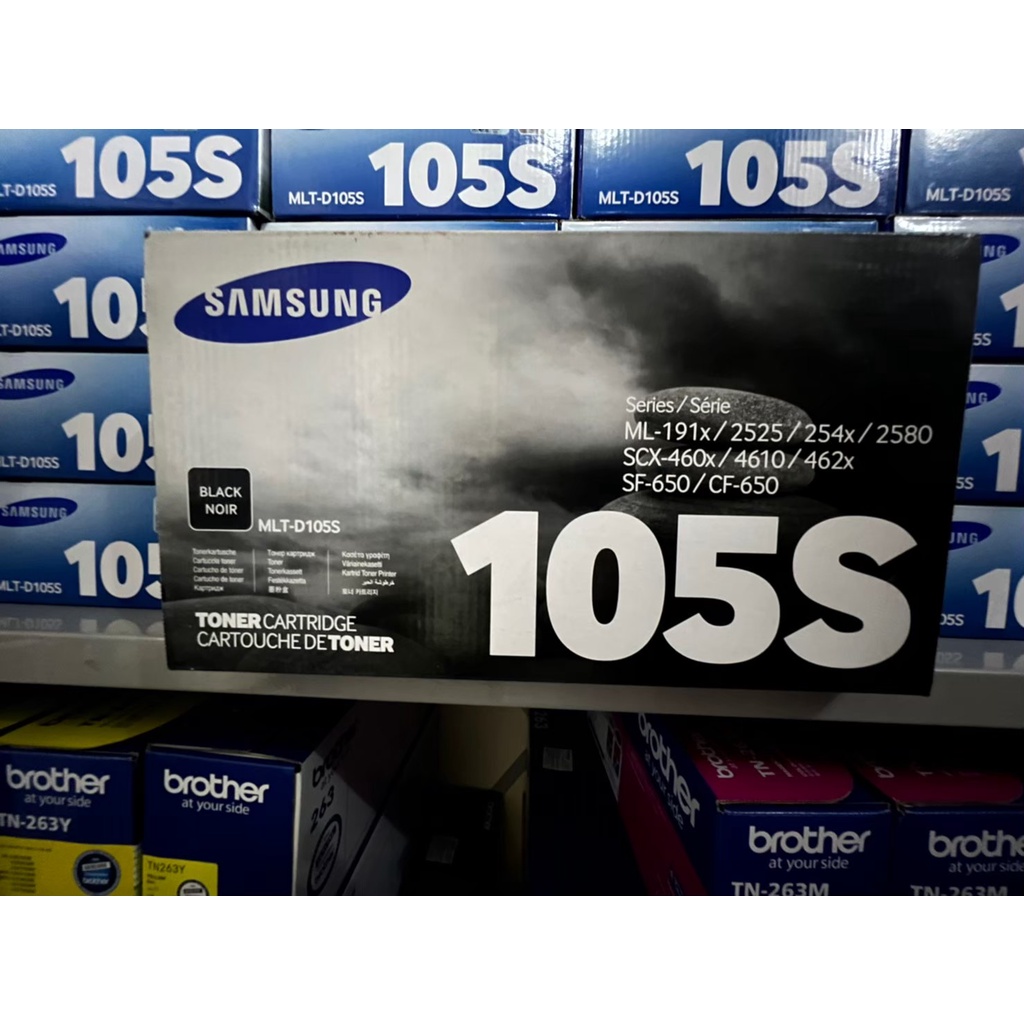 Samsung MLT-D105S Black ตลับหมึกโทนเนอร์ สีดำ ของแท้ | Shopee Thailand
