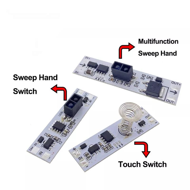 เซนเซอร์ สวิทช์ ปิด-เปิด สัมผัส/ไร้สัมผัส Touch Switch/Sweep Hand ...