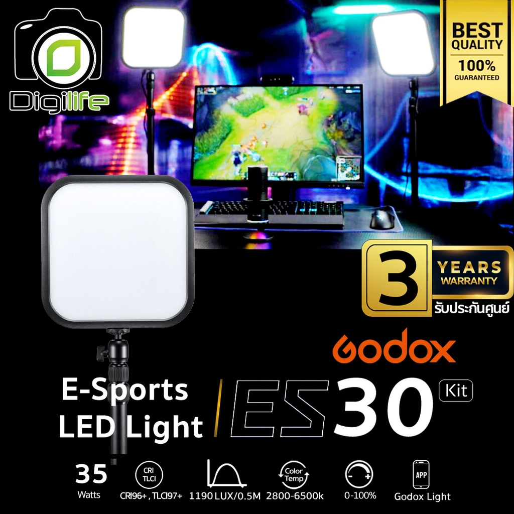 Godox LED ES30 Kit , E-Sport, Live Streame, Video (35W Bi-Color 2800K ...