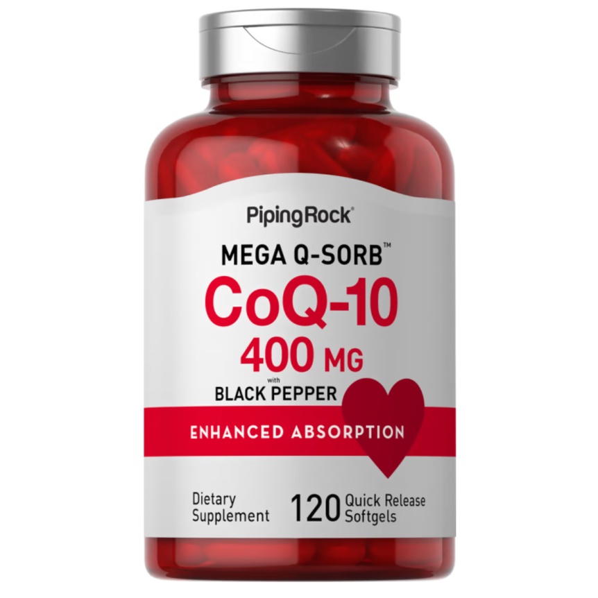 Piping Rock CoQ10 400 mg นำเข้า USA | Shopee Thailand