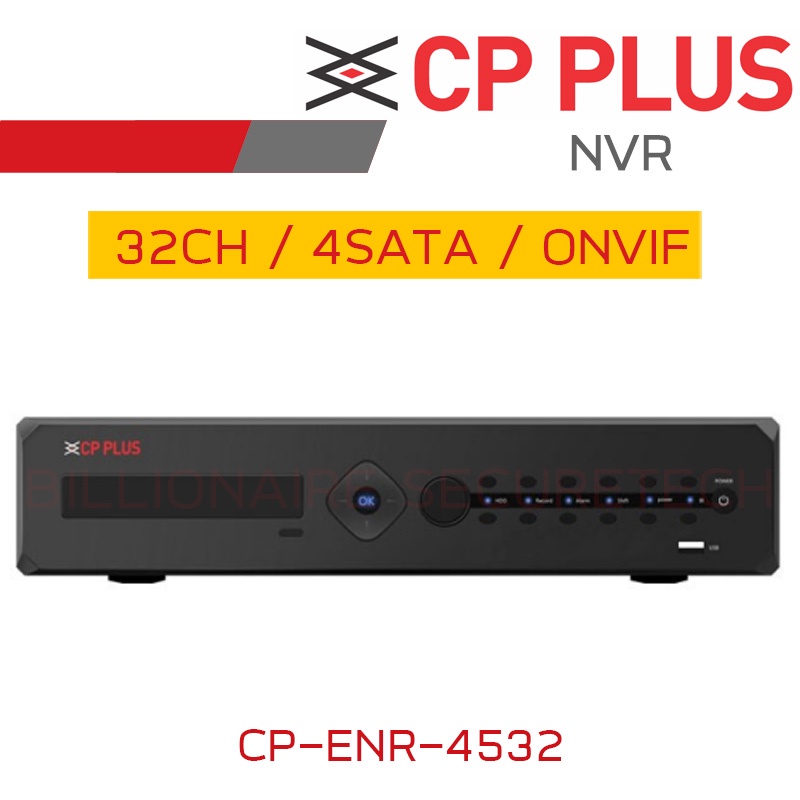 CP PLUS เครื่องบันทึกวงจรปิดระบบ IP (NVR) 32CH CP-ENR-4532 BY BILLIONAIRE SECURETECH | Shopee ...
