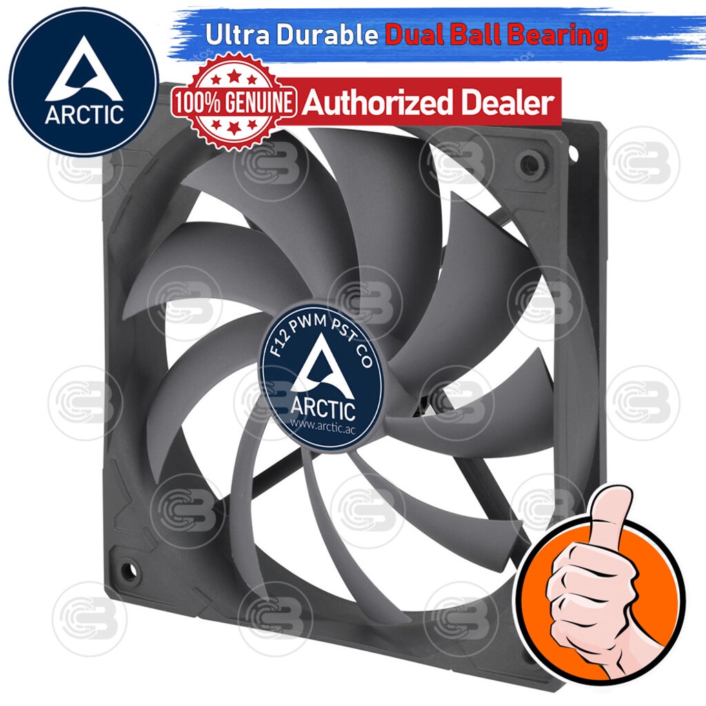 [CoolBlasterThai] ARCTIC F12 PWM PST CO (size 120 mm.) PC Fan Case ...