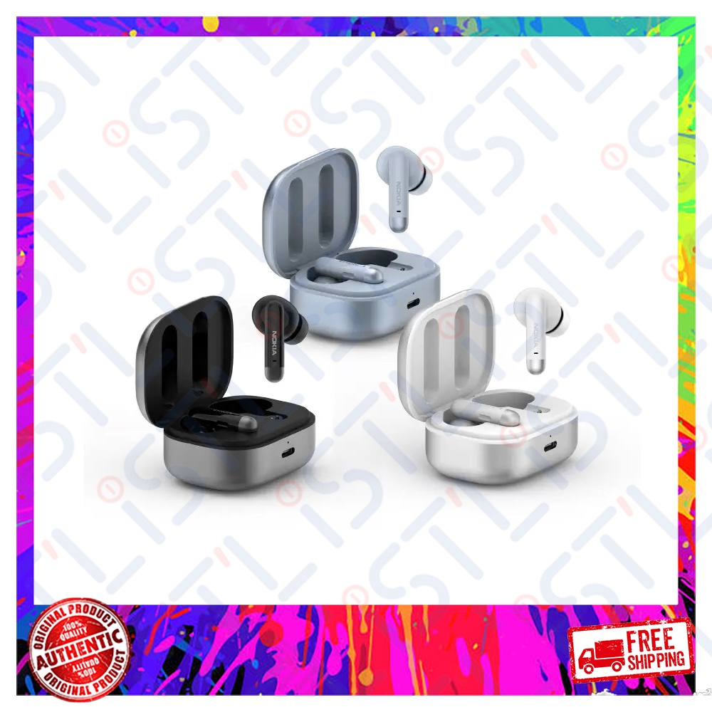 Nokia ANC Noise Cancelling True Wireless Earbuds E3511 | Shopee Thailand