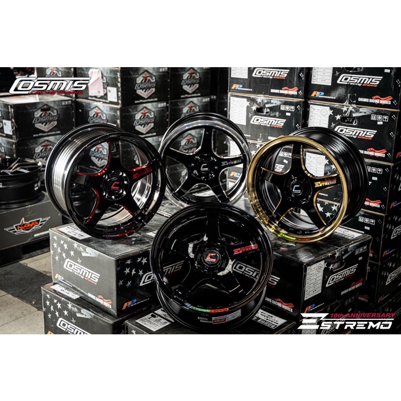 ล้อแม็กซ์ เข้าใหม่ Cosmis estremo ขอบ15 4 รู 100 สวย หรู สปอร์ต อย่างมีสไตล์ คุ้มค่าทนทาน ราคา ...