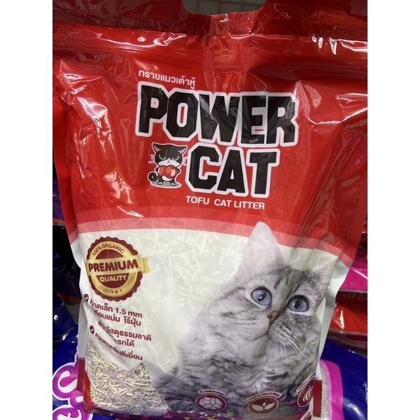 Power Cat ทรายแมวเต้าหู้ กลิ่นออริจินอล 6 ลิตร | Shopee Thailand