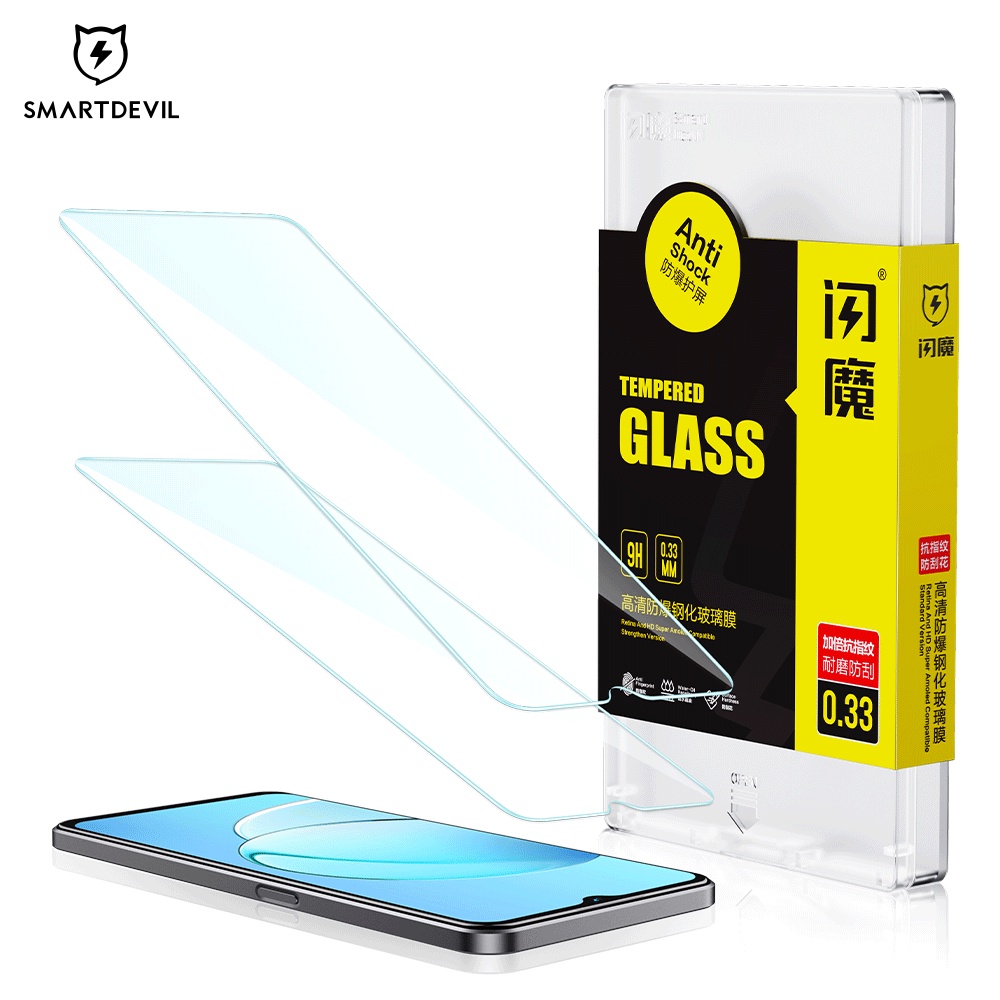 SmartDevil ฟิล์มกระจกนิรภัยกันรอยหน้าจอ ป้องกันรอยนิ้วมือ สําหรับ Realme 10 10pro | Shopee Thailand