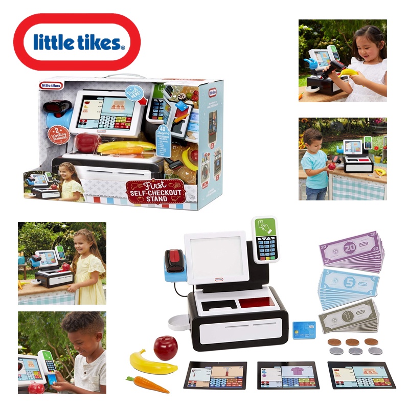 แคชเชียร์อัจฉริยะLittle Tikes First Self-Checkout Stand Play Cash ...