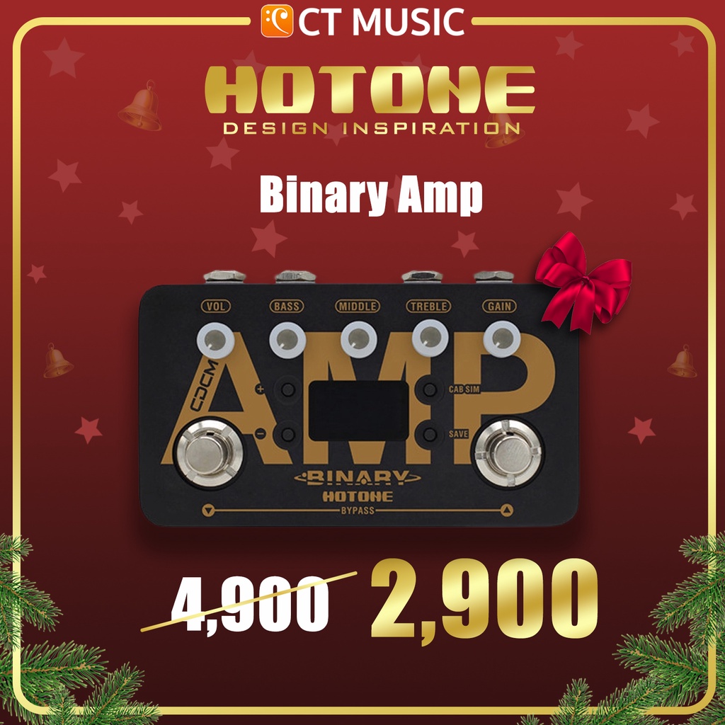 [ใส่โค้ดลด 1000บ.] Hotone Binary Amp เอฟเฟคกีตาร์ | Shopee Thailand